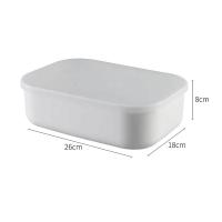 China Factory Wholesale Rectangle Plastic Organize Box for Underwear Lipstick Eyebrow Pencil Storage Kitchen Bedroom for sale
