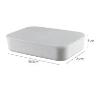 China Factory Wholesale Rectangle Plastic Organize Box for Underwear Lipstick Eyebrow Pencil Storage Kitchen Bedroom for sale