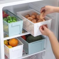 China Custom Plastic Rectangle Storage Basket for Kitchen Living Room Bath Toy Organizer Clothing Snack Storage for sale