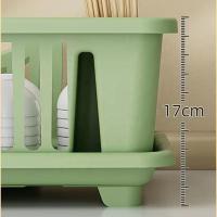 China Household Fabric Dish Bowl Drain Tray Storage Rack Tableware Counter Top Chopsticks Filter Water for Kitchen for sale