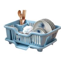 China Fabric Dish Storage Rack Drain Bowl Tray Sink Storage Rack Tableware Household Kitchen Countertop Chopsticks Filter Water for sale
