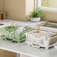China Fabric Dish Storage Rack Drain Bowl Tray Sink Storage Rack Tableware Household Kitchen Countertop Chopsticks Filter Water for sale