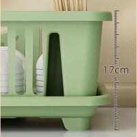 China Fabric Dish Storage Rack Drain Bowl Tray Sink Storage Rack Tableware Household Kitchen Countertop Chopsticks Filter Water for sale
