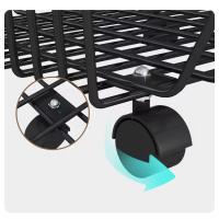 China Factory Wholesale Custom Metal Shelving Portable Shelf Multi Tier Shelf Kitchen Storage Rack for sale