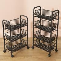 China Factory Wholesale Custom Metal Shelving Portable Shelf Multi Tier Shelf Kitchen Storage Rack for sale
