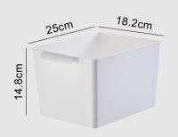 China Desktop Organizer Bathroom Kitchen Portable Organizer Basket Sundries Plastic Storage Box Cosmetics Organizer Box for sale