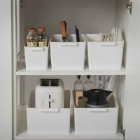 China Desktop Organizer Bathroom Kitchen Portable Organizer Basket Sundries Plastic Storage Box Cosmetics Organizer Box for sale