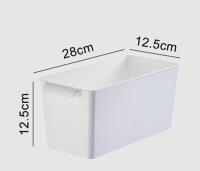China Desktop Organizer Bathroom Kitchen Portable Organizer Basket Sundries Plastic Storage Box Cosmetics Organizer Box for sale