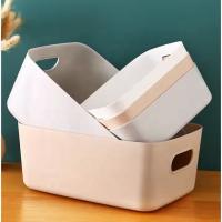 China Hot Selling Custom Desktop Organizer Basket Box Cabinet Drawer Plastic Sundries Storage Box for Home for sale