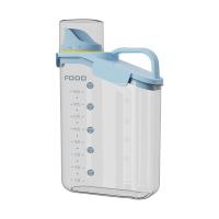 China Factory Price Large Capacity Moisture-Proof Transparent Grain Storage PP Material Measuring Cup Rice Bucket Bottle for sale