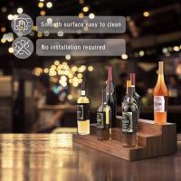 China Quality Vintage Fashion Solid Wood Three Tier Home Bar Organizer Wine Rack Display Cabinet for Wine Bottle Storage for sale