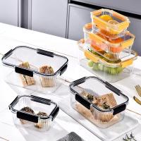 China Moisture-Proof Transparent Food Storage Box Fruits Vegetables Picnics Refrigerator Storage for sale
