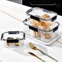 China Moisture-Proof Transparent Food Storage Box Fruits Vegetables Picnics Refrigerator Storage for sale