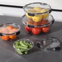 China Custom Four-Piece Transparent Seal Vegetable Storage Box Food Grade Classic/Home Kitchen Organizer Injection Techniques for sale
