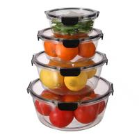 China Custom Four-Piece Transparent Seal Vegetable Storage Box Food Grade Classic/Home Kitchen Organizer Injection Techniques for sale