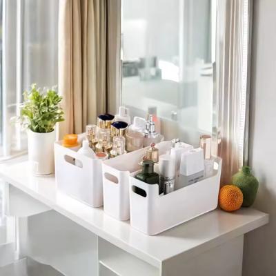 China Wholesale Price  Plastic Bathroom Toy Organizers Basket Kitchen Cabinet Pantry Classification Storage Container for sale