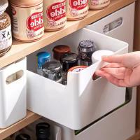 China Wholesale Price  Plastic Bathroom Toy Organizers Basket Kitchen Cabinet Pantry Classification Storage Container for sale
