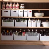 China Wholesale Price  Plastic Bathroom Toy Organizers Basket Kitchen Cabinet Pantry Classification Storage Container for sale