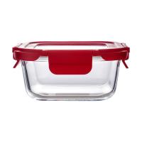 China BPA-Free Microwave-Safe Glass Lunch Boxes Food Storage Set Leakproof Meal Prep Containers with Lids for sale