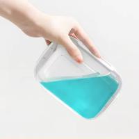 China Hot Selling Large Capacity Kitchen Catering Transparent Glass Lunch Box Refrigerator Sealed Storage Box for Food for sale