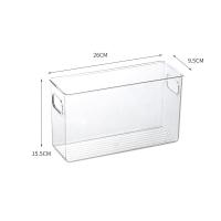 China Food Grade PET Large Capacity Transparent Refrigerator Organizer Plastic Kitchen Drawer Organizer for sale