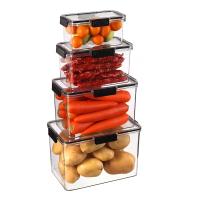 China Hot Selling Durable Frozen Sealed Transparent Fresh-keeping Box Food Grade Refrigerator Dedicated Storage Box Food Storage Box for sale