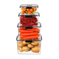 China Hot Selling Durable Frozen Sealed Transparent Fresh-keeping Box Food Grade Refrigerator Dedicated Storage Box Food Storage Box for sale