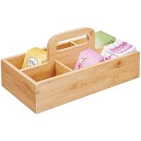 China Wooden Clamshell Storage Box Laundry Coagulant Storage Box Household Solid Wood Sanitary Napkin Storage Box for sale