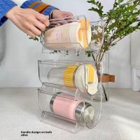 China Lightweight Plastic Transparent Red Wine Rack Standing Type Beverage Storage Cabinet Shelf for Home Office Use for sale