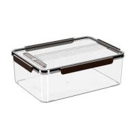 China Crisper Kitchen Organizer Food Grade Refrigerator Storage Box Fruits Vegetables Frozen Foods Bento Style Multifunction Design for sale