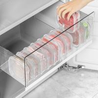 China Modern Portable Reusable Plastic Meal Prep Organizer Containers with Lids for Kitchen Frozen Food Storage for sale