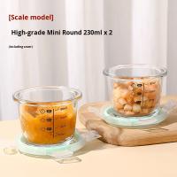 China Hot Selling Steamable Microwave Safe Glass Food Container Sustainable Fresh-Keeping Lunch Box with Lid for Kitchen Use for sale
