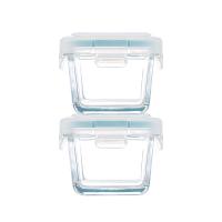 China Hot Selling Steamable Microwave Safe Glass Food Container Sustainable Fresh-Keeping Lunch Box with Lid for Kitchen Use for sale