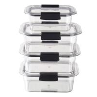 China BPA-Free Transparent Eco-Friendly Microwavable Plastic Household Jars Food Bento for Storage Fresh-keeping Snacks Grains for sale
