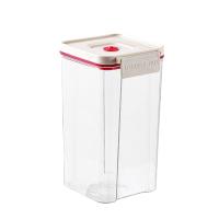 China Wholesale Large Capacity Transparent Plastic Airtight Camping Food Storage Containers with Foldable Lids for sale