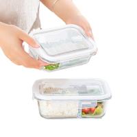 China High Quality Airtight BPA-Free Lunch Bento Boxes Classic Kitchen Glass Food Storage Containers with Lids for sale