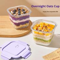 China Large Capacity 850ml Microwave Refrigerator Safe Square Glass Food Container with Sealed Lid for sale