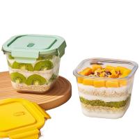 China Factory Custom Microwave Oven Safe Fresh-keeping Bowl Classic Style Glass Lunch Box with Seal Lid for sale
