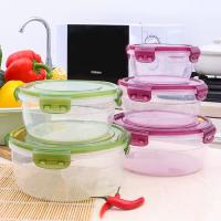 China Classic Microwave Safe PP Plastic Food Storage Container Set for Fridge Lunch Fruit Meat Honey for sale