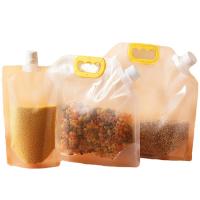 China Eco-Friendly Leakproof Reusable Ziplock Bags Kitchen Food Snack Storage Bags for Lunch Fruit Liquid for sale