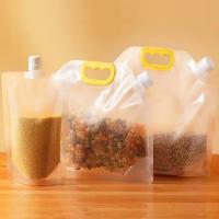 China Eco-Friendly Leakproof Reusable Ziplock Bags Kitchen Food Snack Storage Bags for Lunch Fruit Liquid for sale