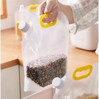 China Eco-Friendly Leakproof Reusable Ziplock Bags Kitchen Food Snack Storage Bags for Lunch Fruit Liquid for sale