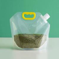 China Eco-Friendly Leakproof Reusable Ziplock Bags Kitchen Food Snack Storage Bags for Lunch Fruit Liquid for sale