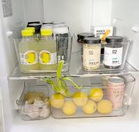 China Custom Size Must-have Sturdy Thickened Anti-skid Food Containers for Pantry Organization Fridge Organizers for sale