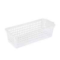 China High Quality Desktop Storage Basket for Snacks Toys Sundries with Simple Arrangement Hollow-Out Bathroom Storage Box for sale