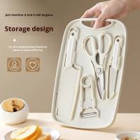 China Stainless Steel Slicing Peeling Knives High Quality Portable Outdoor Storage China Model for Cutting Board Knife Set for sale