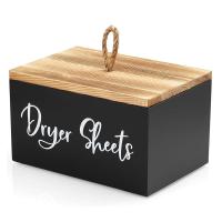 China Wooden Laundry Paper Storage Box Laundry Room Organizing and Storage Wooden Box with Lid Toilet Storage Box for sale