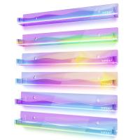 China Custom Colorful Acrylic Nail Polish Wall Hanger Modern Rectangular Display Rack for Action Figure Book Picture Storage Rack for sale