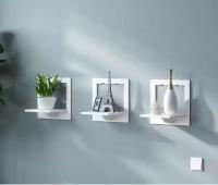 China High Quality Wall Organizer Floating Storage Shelves Wall Mounted Flower Pot Holder Racks for Living Room Bedroom for sale