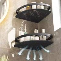 China Factory Wholesale Wall Mounted Aluminum Shelves Floating Storage Rack for Bathroom Kitchen for sale